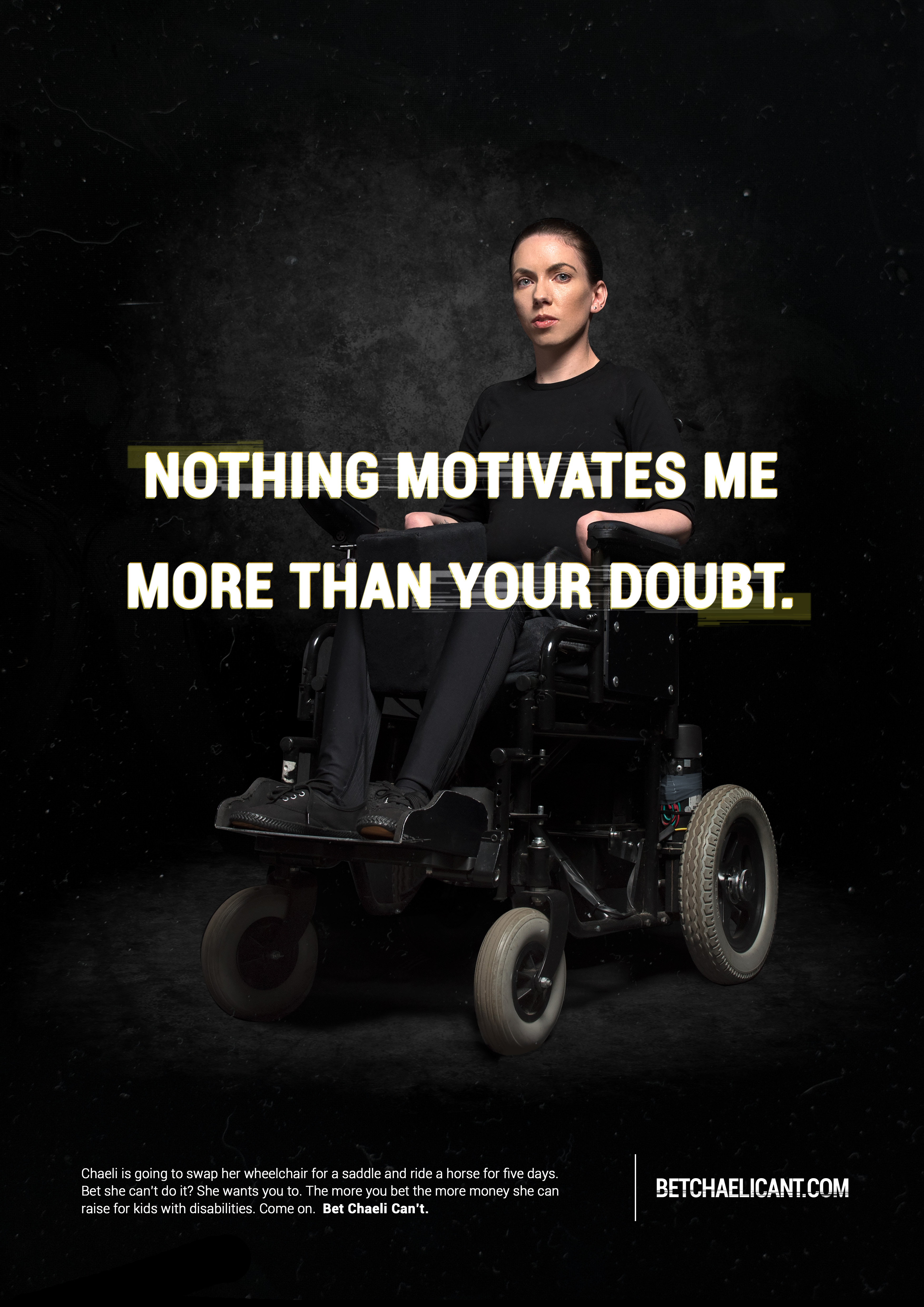 Print ad: The Chaeli Campaign: Motivation Print ad: The Chaeli Campaign: Motivation