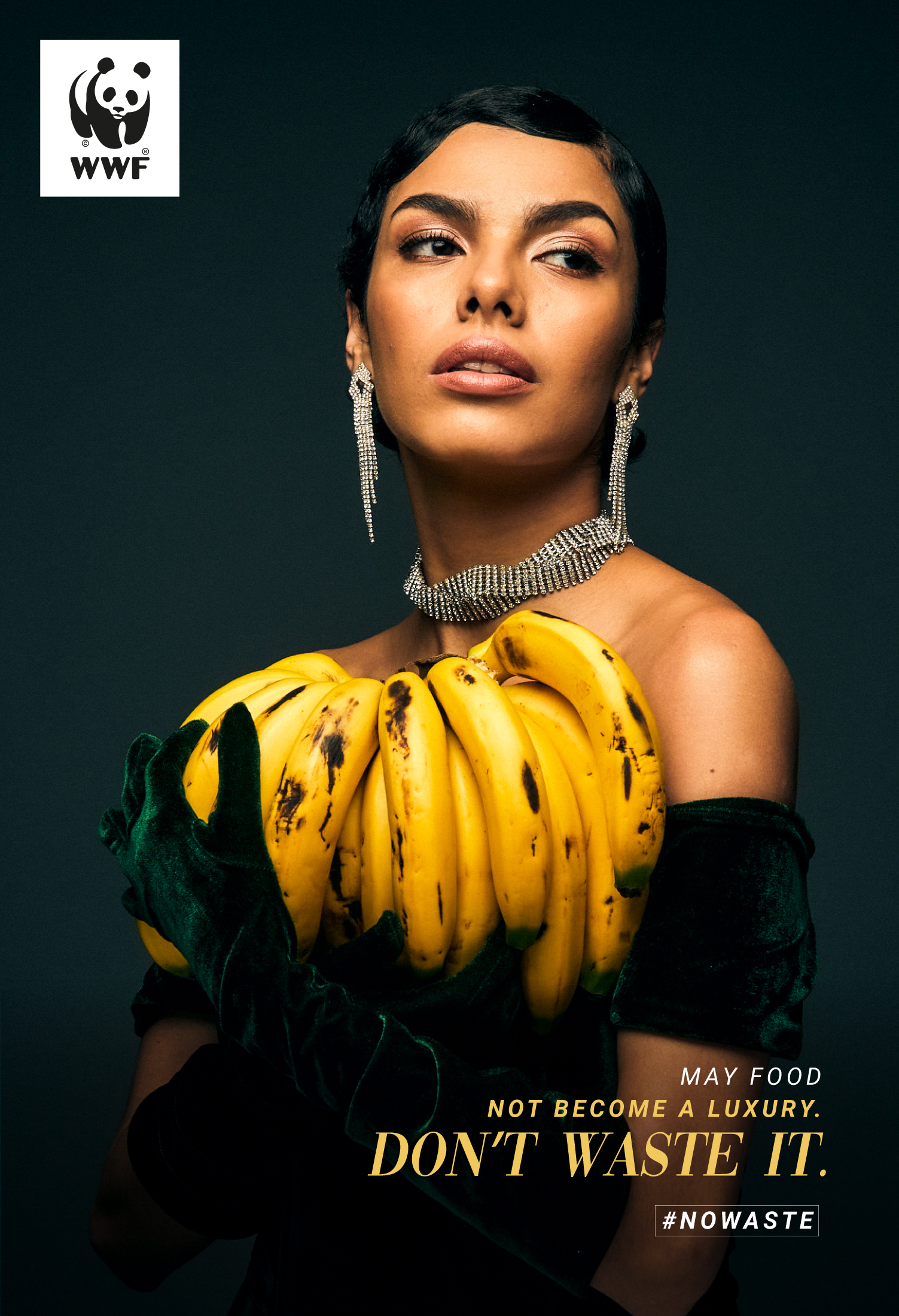 Print ad: WWF: THE TRUE COST OF FOOD - BANANA Print ad: WWF: THE TRUE COST OF FOOD - BANANA
